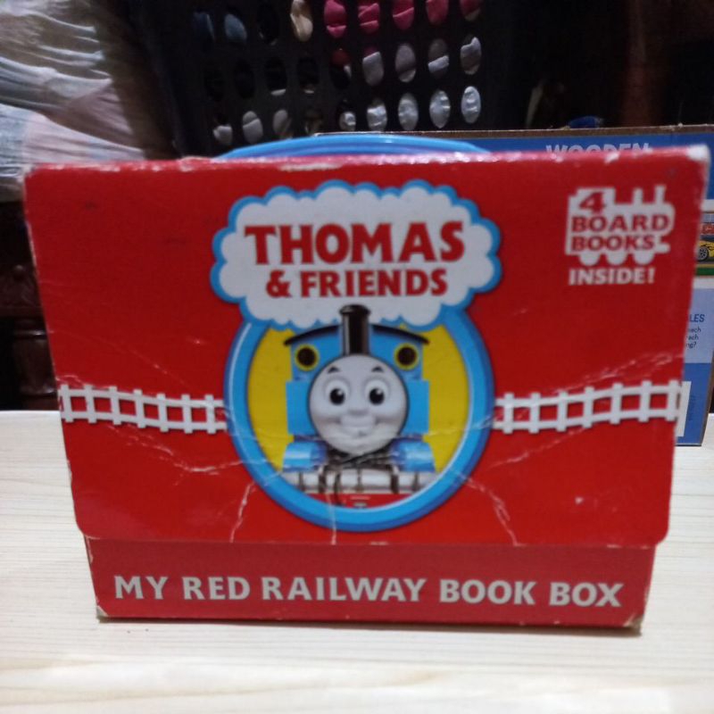 Jual THOMAS AND FRIENDS My Red Railway Board Book Box set | Shopee ...