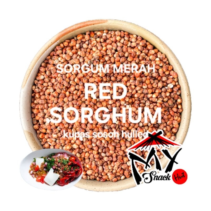 Jual BIJI SORGUM MERAH 1KG RED SORGHUM SHORGUM WHOLE GRAIN BERAS SEHAT ...