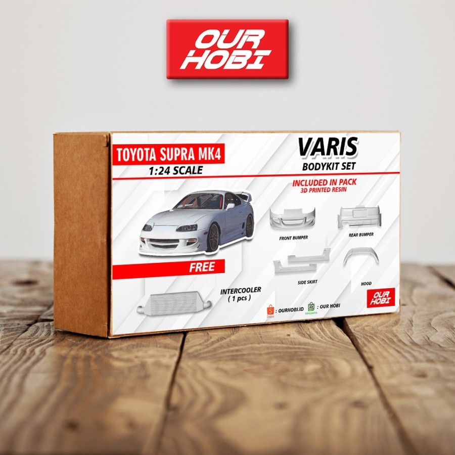 Jual Body Kit Transkit Model Kit Toyota Supra A80 MK4 Varis 1/24 ...