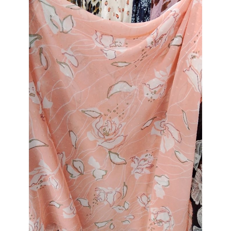 Jual kain sifon motif timbul - kain sifon uragiri motif - kain sifon ...