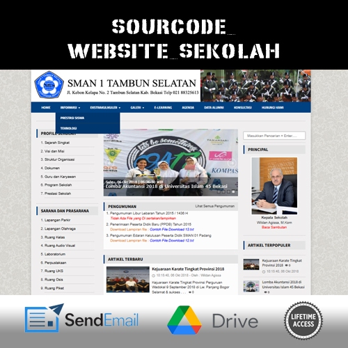 Jual Sourcode Web Sekolah Codeigniter | Shopee Indonesia