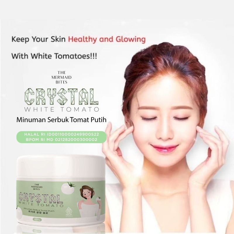 Jual BPOM GLUTATHIONE TOMAT PUTIH "CRYSTAL WHITE TOMATO" FULL SIZE 1 ...