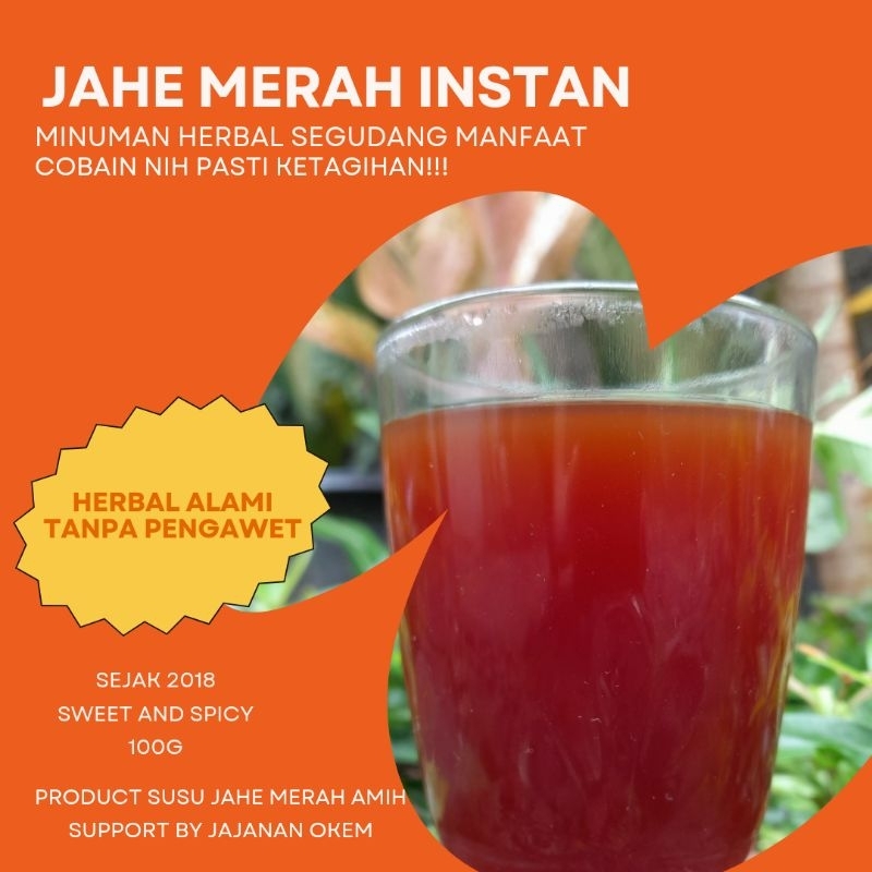 Jual JAHE MERAH INSTAN | Shopee Indonesia