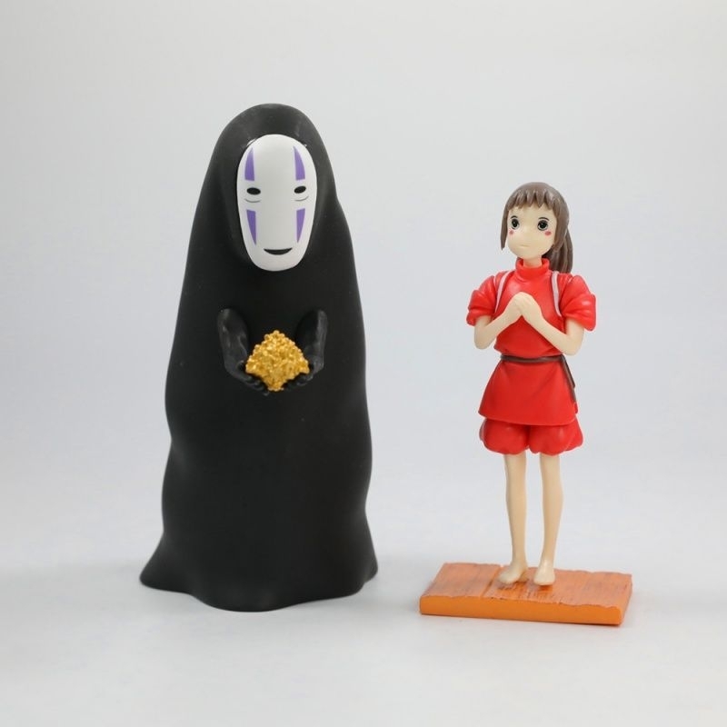 Jual Action Figure Anime Spirited away Chihiro Ogino Kaonashi | Shopee ...
