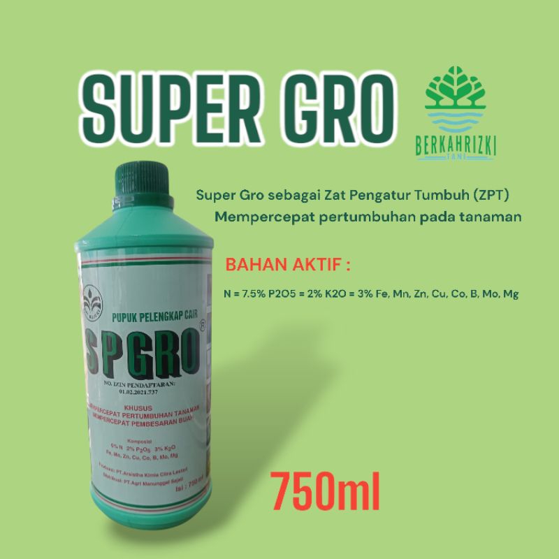 Jual PUPUK PELANGKAP CAIR SUPERGRO 750ML | Shopee Indonesia