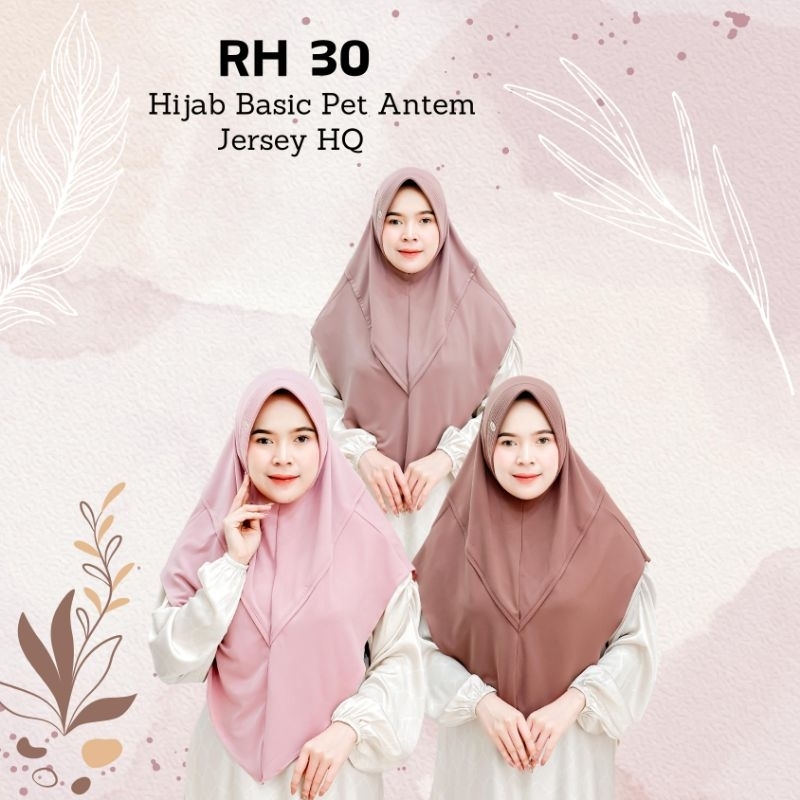 Jual RH 30 Hijab Basic Ped Antem | Shopee Indonesia