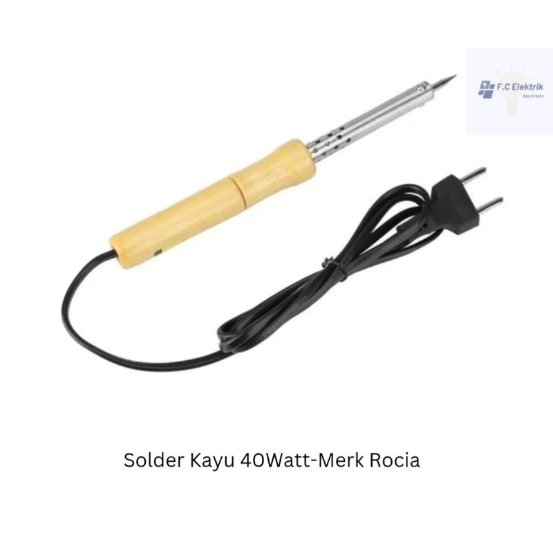 Jual Solder Kayu 40watt-Merk Rocia-Original-Solder Murah-Solder listrik ...