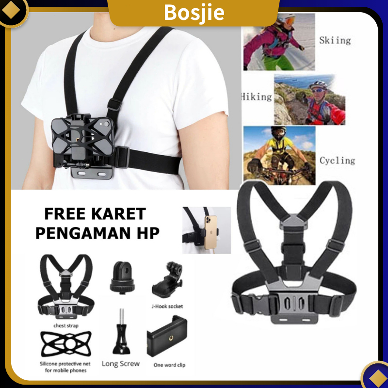 Jual Body strap hp holder Mount Kamera Body Belt Holder HP Clip Clamp ...