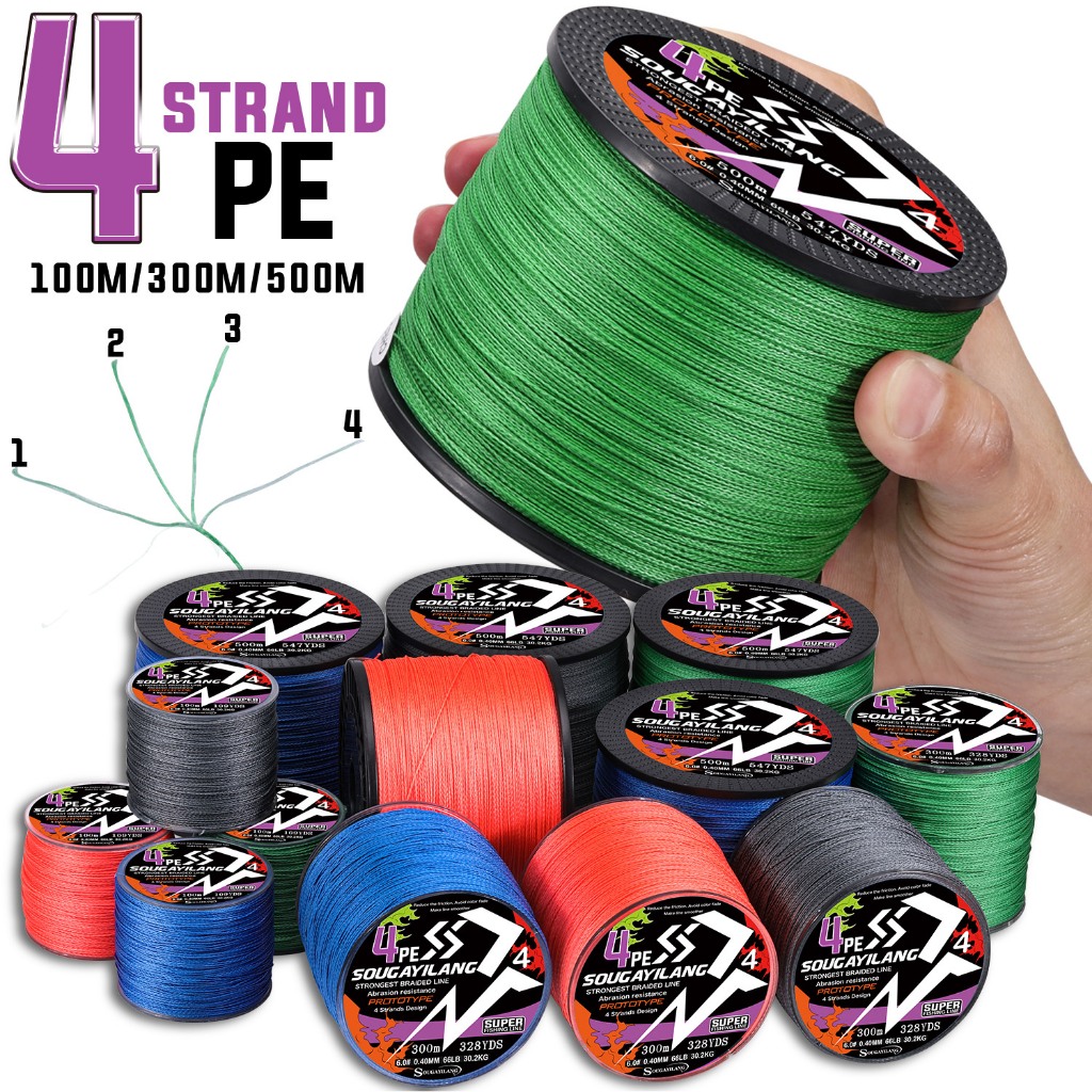 Jual Sougayilang PE X4 300M-500M Senar Pancing Kuat Dan Anti Keriting ...