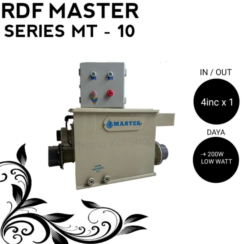 Jual MESIN MEKANIS KOLAM KOI RDF MASTER MT 10 TON SCREEN 60 MICRON ...