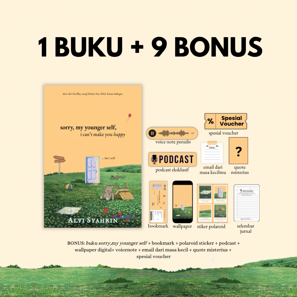 Jual Buku 'sorry, my younger self, i can't make you happy... but i will ...