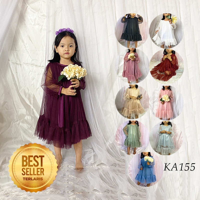 Jual Dress Warna Rose Gold Premium Burgundy Hitam Sage Green Gaun Tutu ...