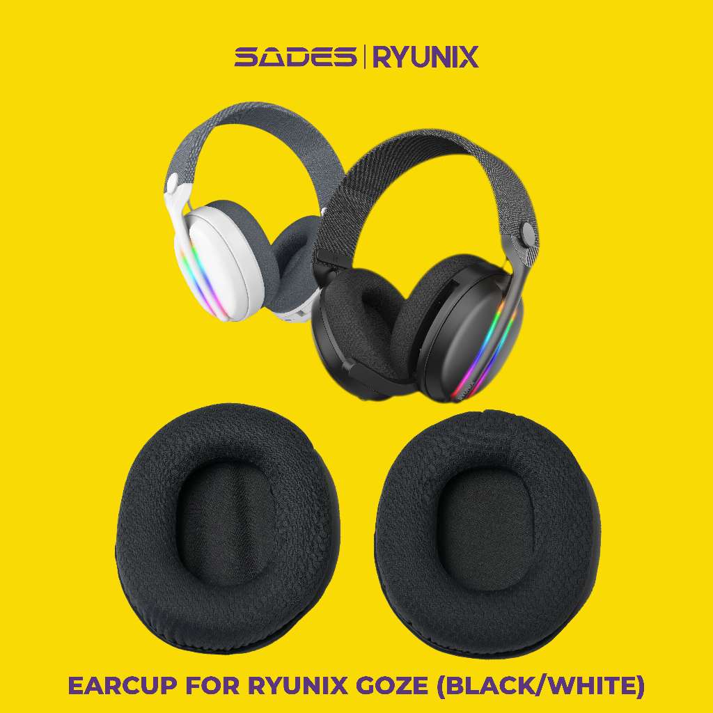 Jual Earcup Headset Sades Ryunix Goze | Shopee Indonesia