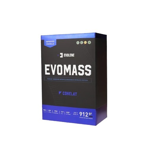 Jual EVOLENE EVOMASS - Gainer Penambah Berat Badan 2Lb/912 Gram | Shopee Indonesia