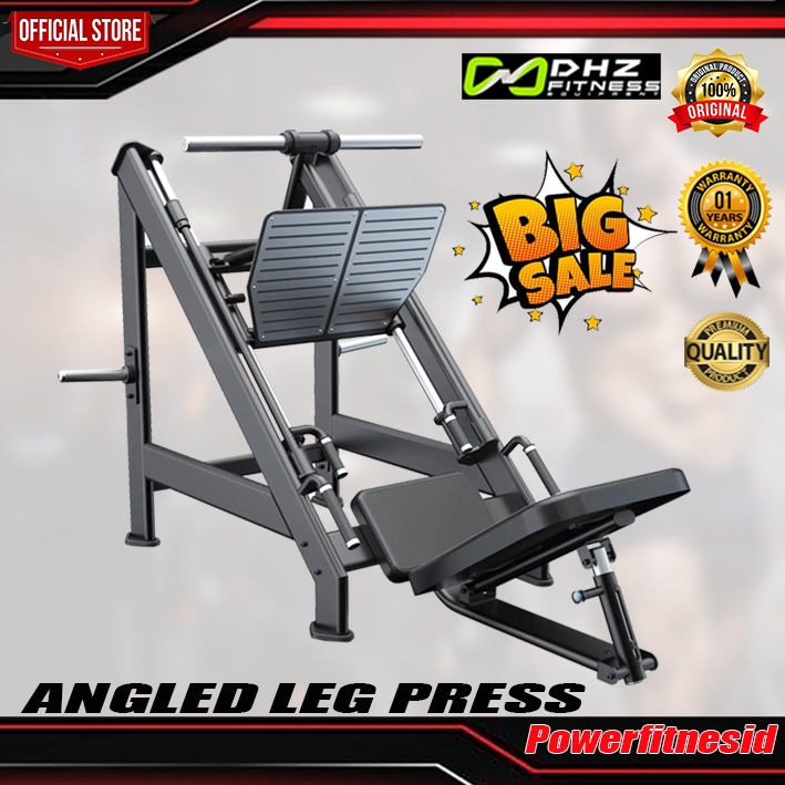 Jual ALAT FITNESS KOMERSIL ANGLED LEG PRESS LINIER DHZ ORIGINAL IMPORT ...
