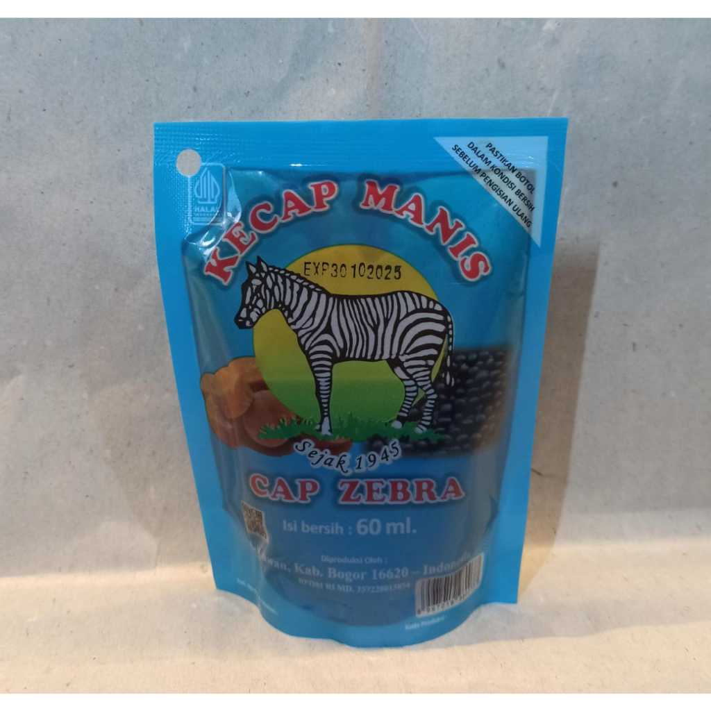 Jual Kecap manis cap zebra 60ml | Shopee Indonesia