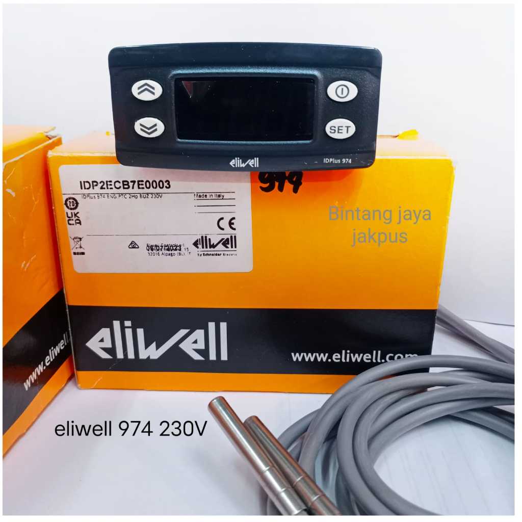 Jual Thermostat Digital Eliwell 974 PTC 230 Vac | Shopee Indonesia