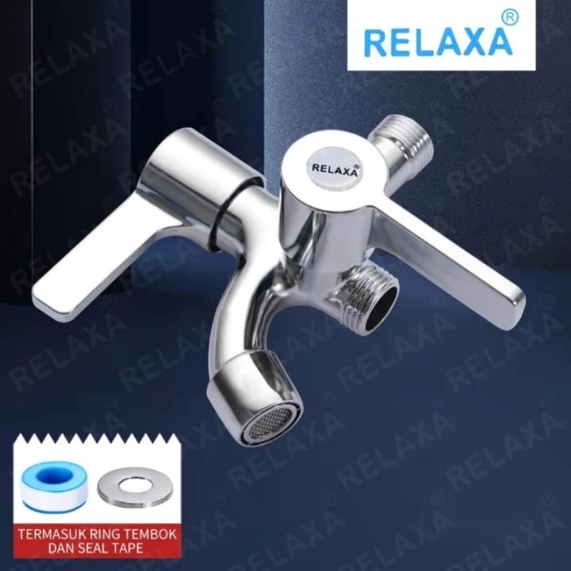 Jual KRAN CABANG KERAN AIR SHOWER KAMAR MANDI Kran Bathroom Chrome ...