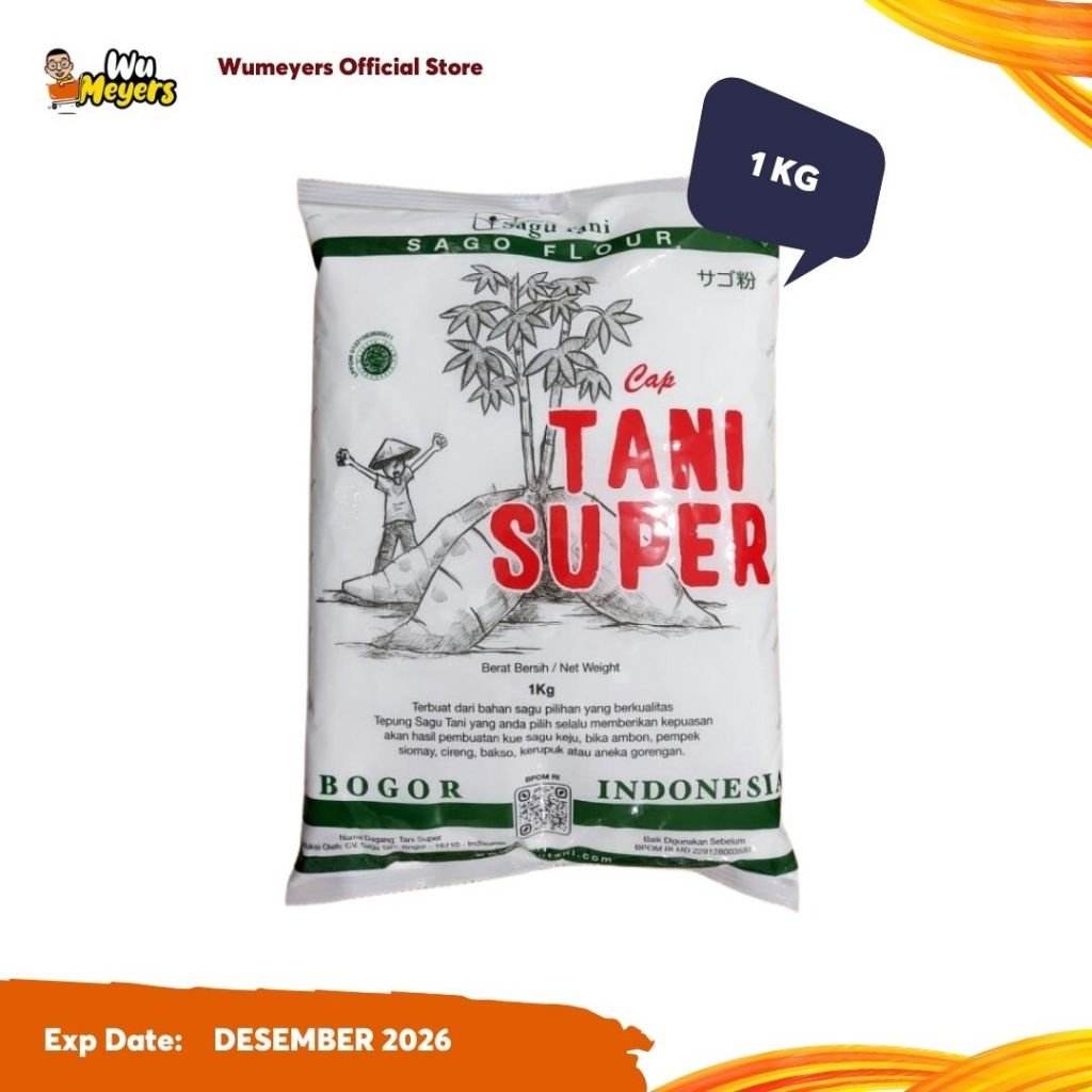 Jual Tepung Sagu Tani cap Tani Super 1000 gr | Shopee Indonesia