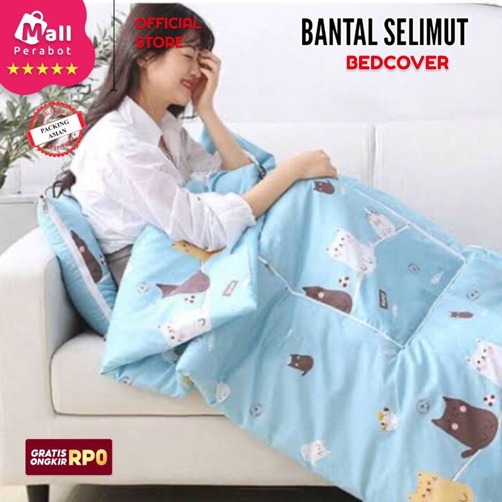 Jual Mall Perabot | Balmut VIRAL 2 in 1 Bantal Selimut Traveling Mini ...