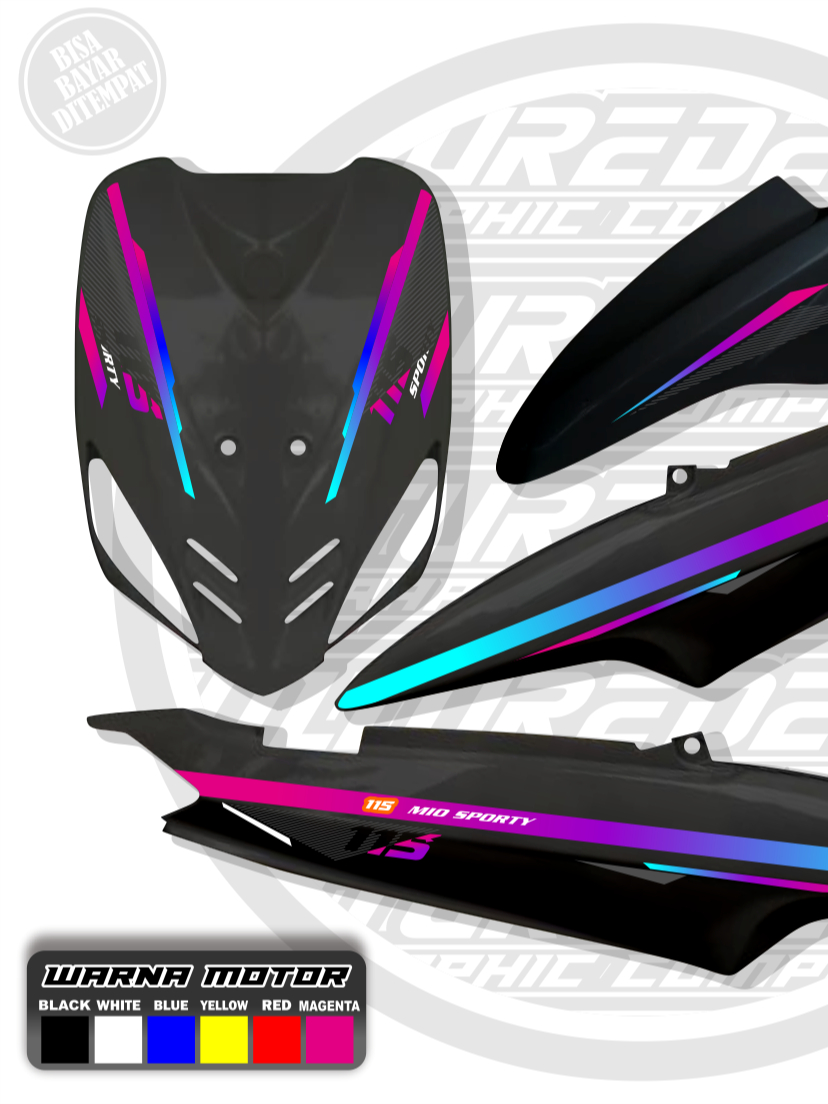 Jual STRIPING TRANSPARAN MIO SIMPLE 4 | Shopee Indonesia