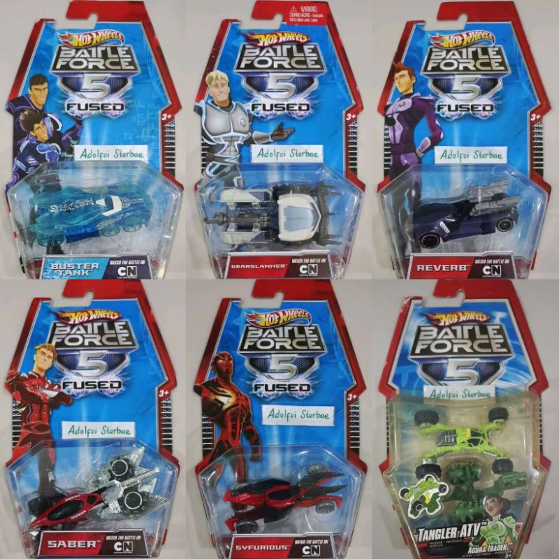 Jual hotwheels hot wheels battle force 5 fused reverb gearslammer saber ...