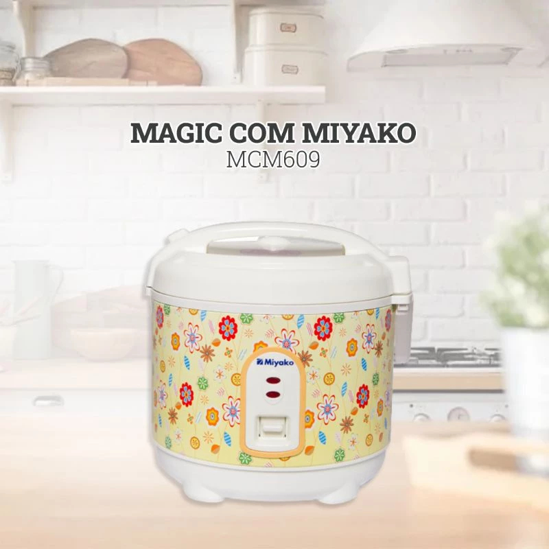 Jual MIYAKO RICE COOKER / PENANAK NASI MCM 609 / 0.6 L | Shopee Indonesia