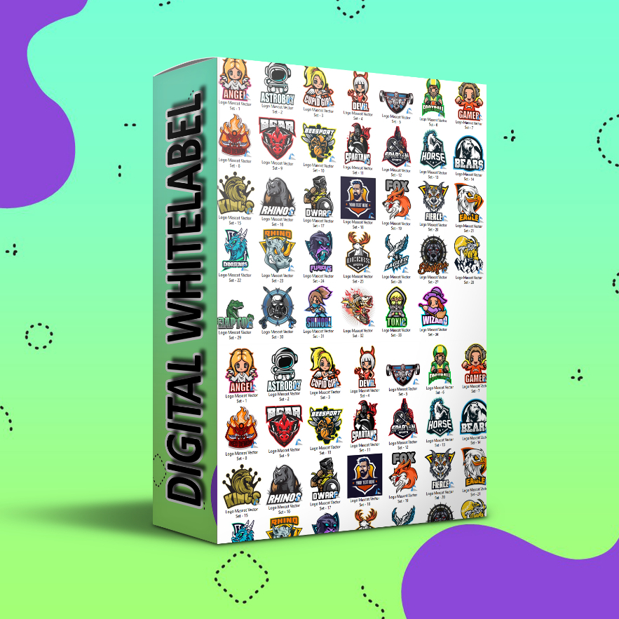 Jual 32 Desain Logo Maskot Siap Pakai - File CDR | Shopee Indonesia