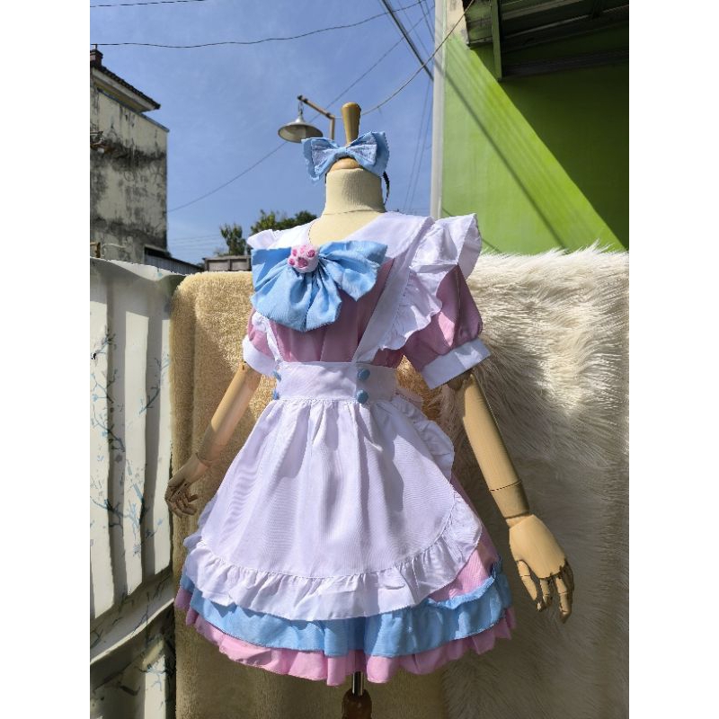 Jual [ YUKA SHOPPU ] kostum cosplay maid lolita dress kawaii | Shopee ...