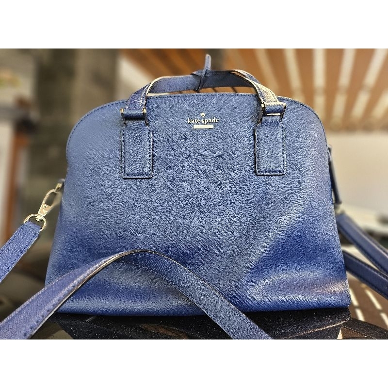Jual Kate Spade Cameron Street Lottie in Navy | Shopee Indonesia