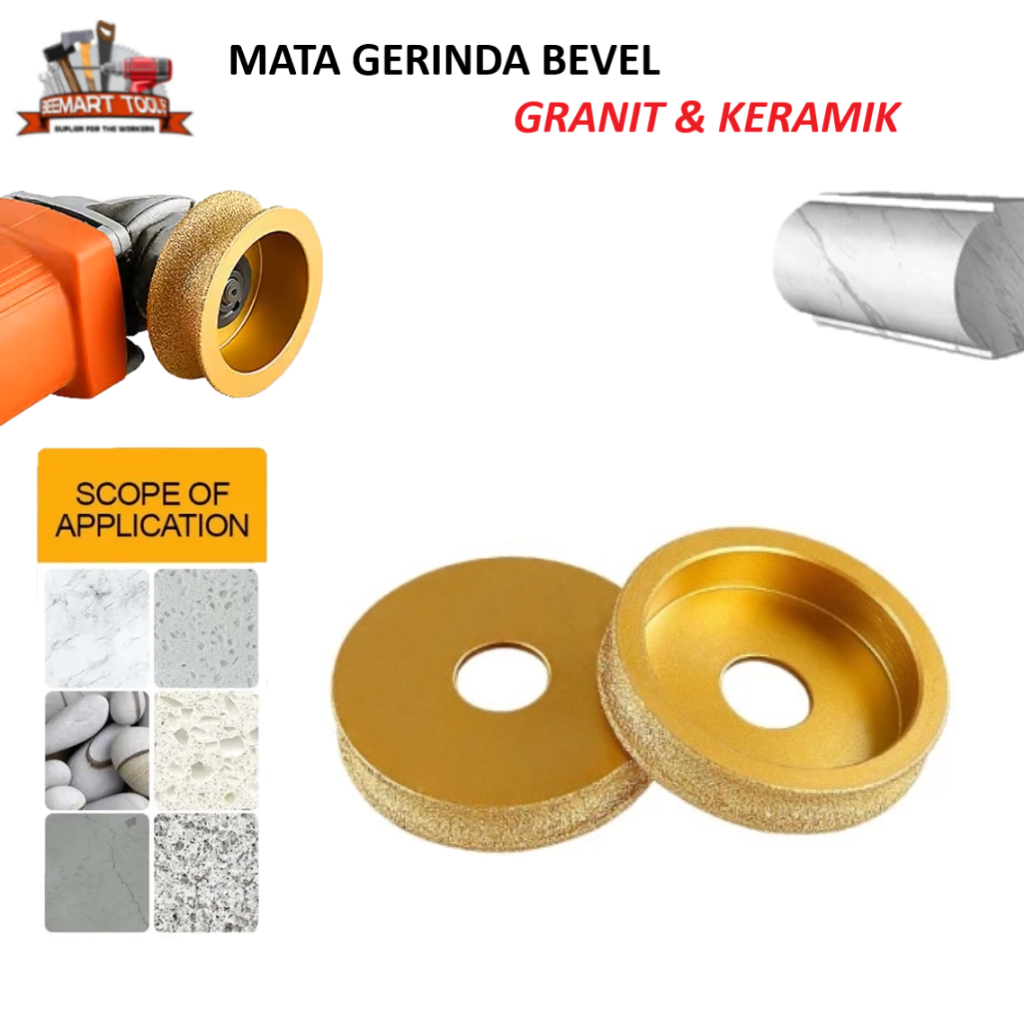 Jual Mata Gerinda Bevel Granit Keramik Roda Gerinda Diamond Ukir ...