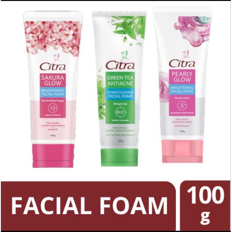 Jual citra facial foam 100g | Shopee Indonesia