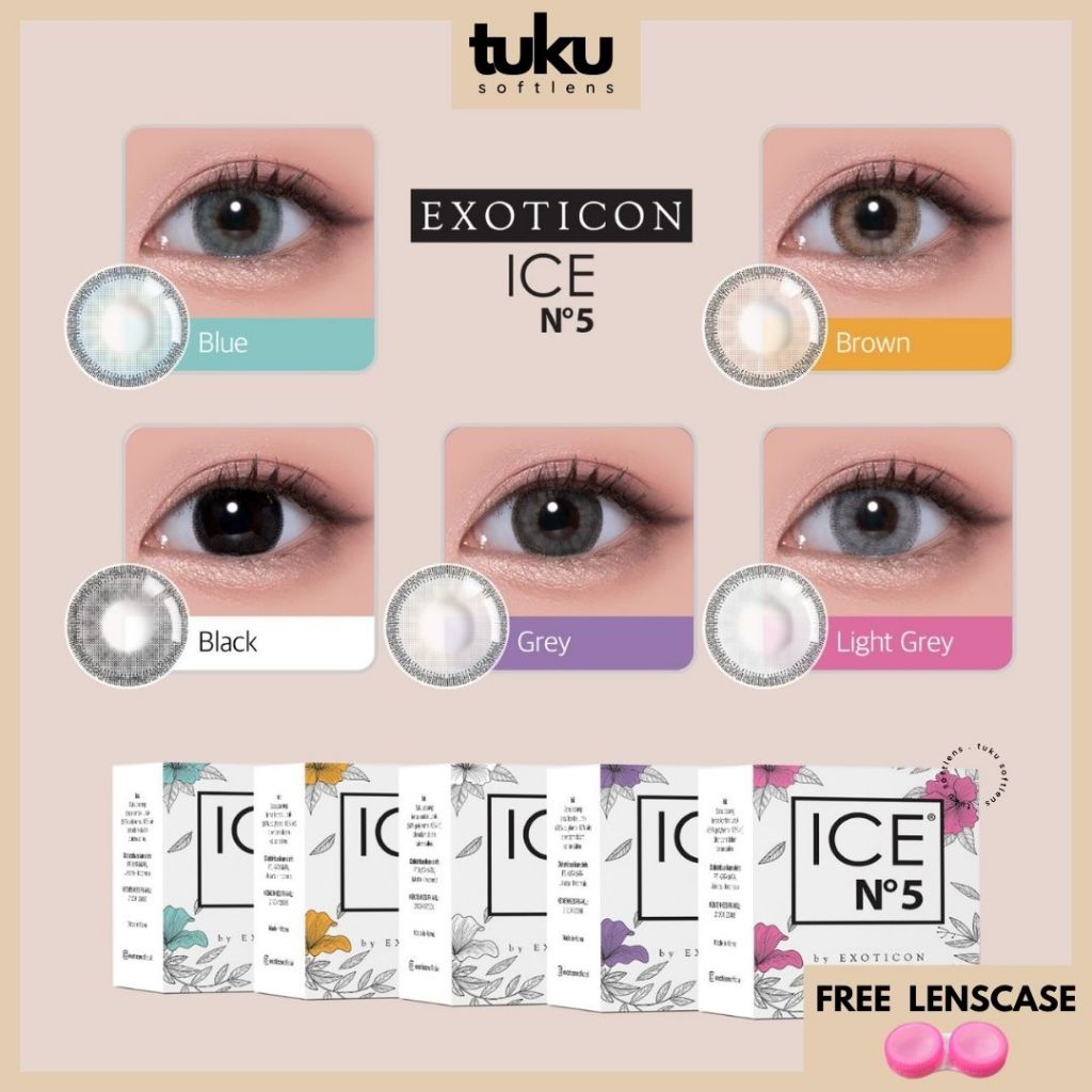 Jual SOFTLENS ICE N5 14,5 MM NORMAL & MINUS (-0,50 S/D -4,00) BY X2 ...