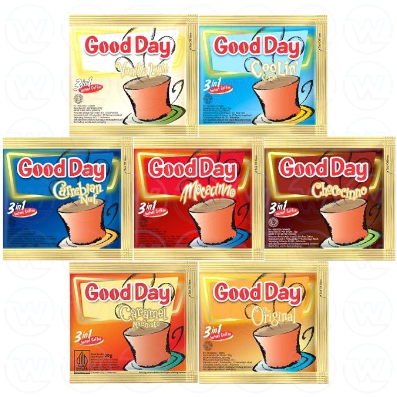 Jual Good Day 3in1 Instant Coffee 20gr × 10 Sachet | Shopee Indonesia