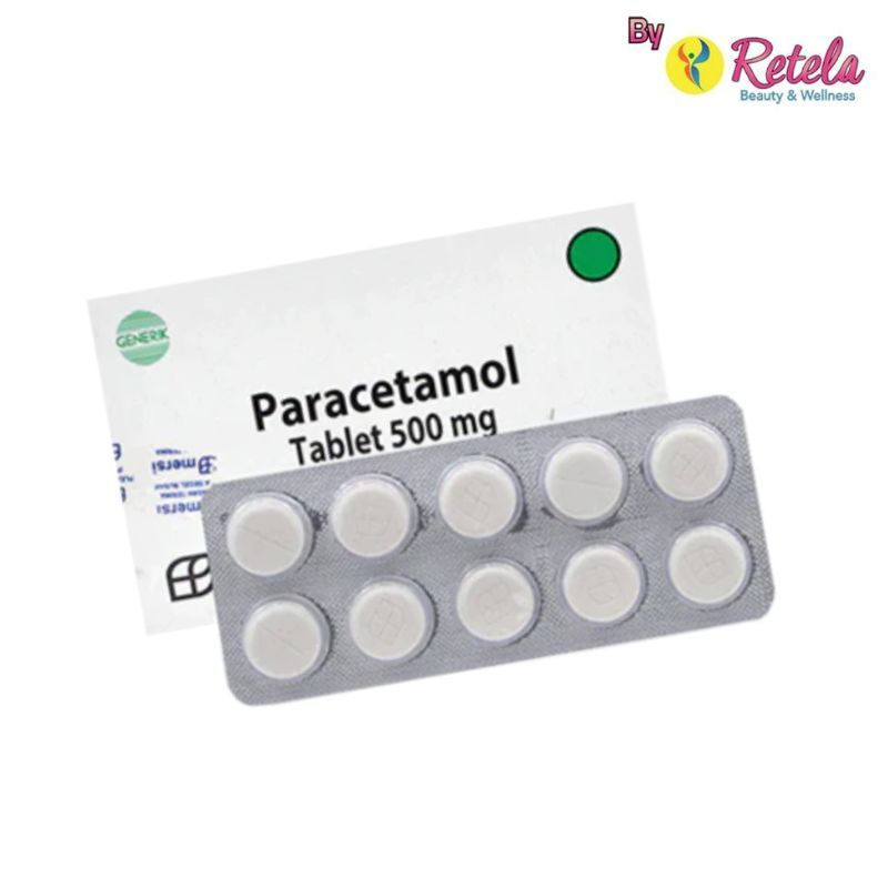 Jual PARACETAMOL 500 MG 1 STRIP ISI 10 TABLET (MERSI) | Shopee Indonesia