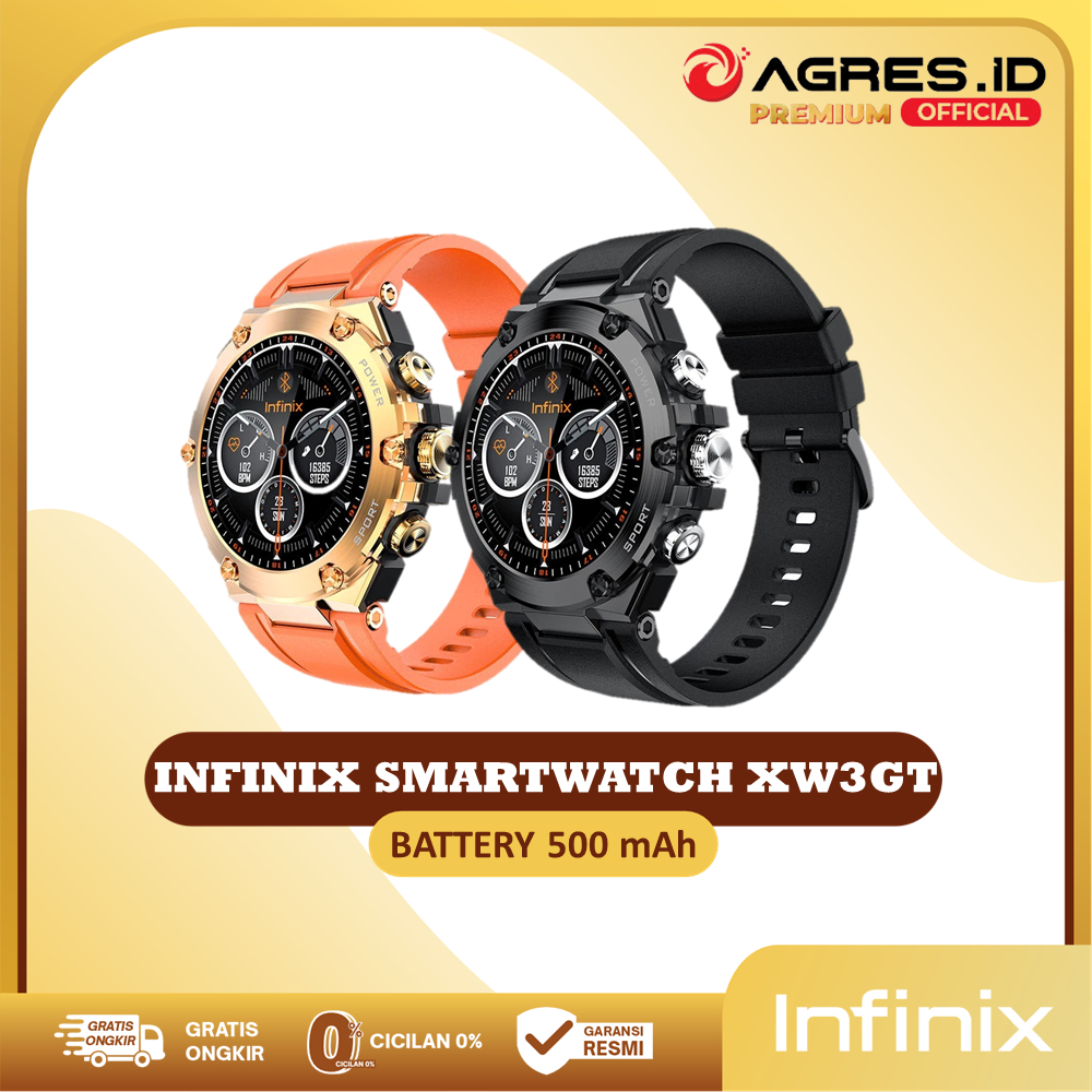 Jual Infinix Smart Watch XW3GT - 1.53 Inch TFT Display - Waterproof IP68 - Battery 500 mAh - 12 ...