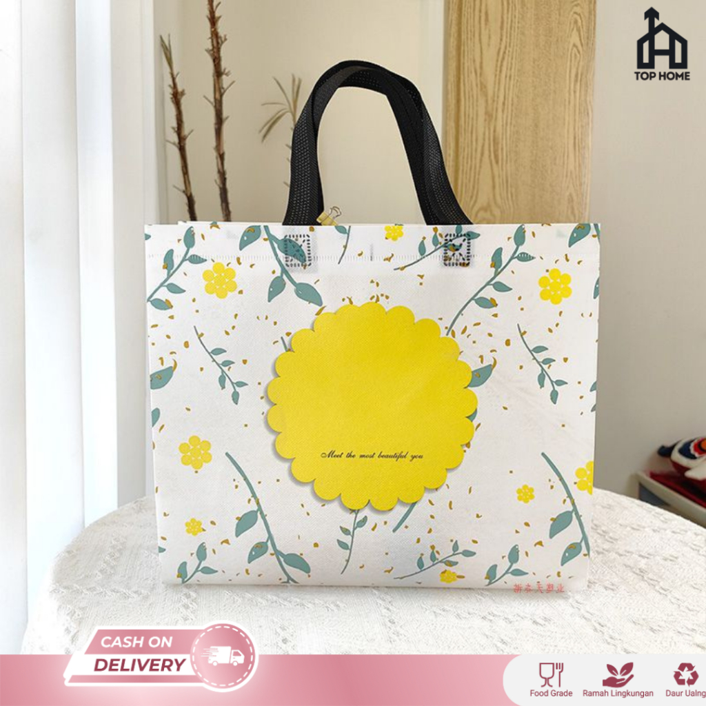 Jual Totebag Kain | Paper Bag Kain Motif| Tas Kantong Belanja Hampers ...