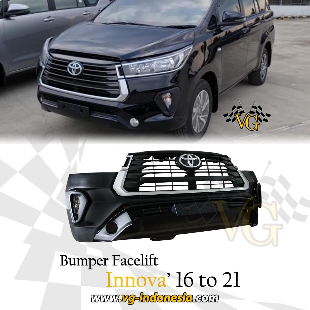 Jual Bodykit Facelift Innova Reborn Bumper Facelift Innova Reborn 2016 ...
