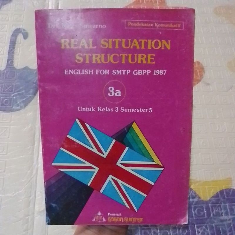 Jual Buku Real Situation Structure English for SMTP 3A Untuk Kelas 3 ...