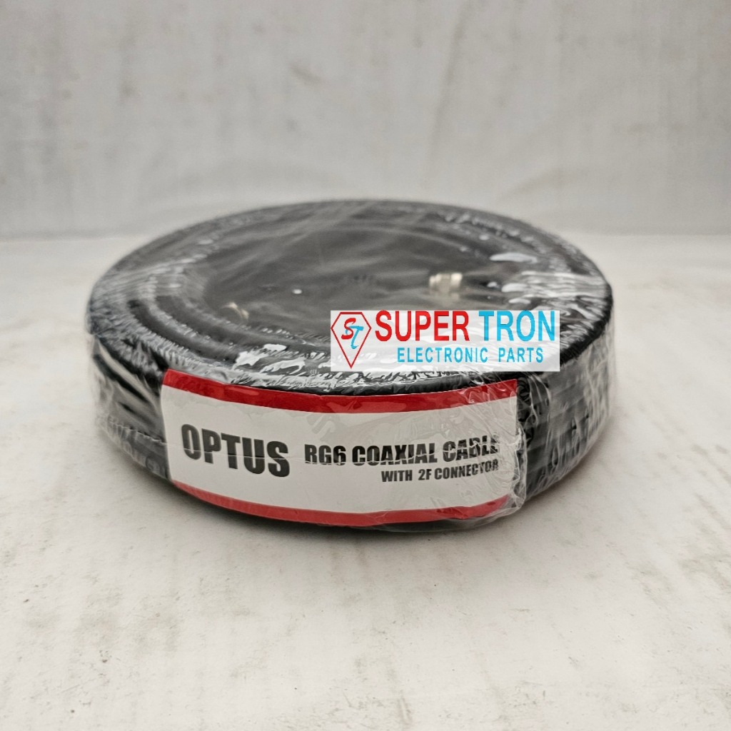 Jual Kabel Antena Coaxial Parabola RG6 dengan 2F Konektor | Shopee Indonesia