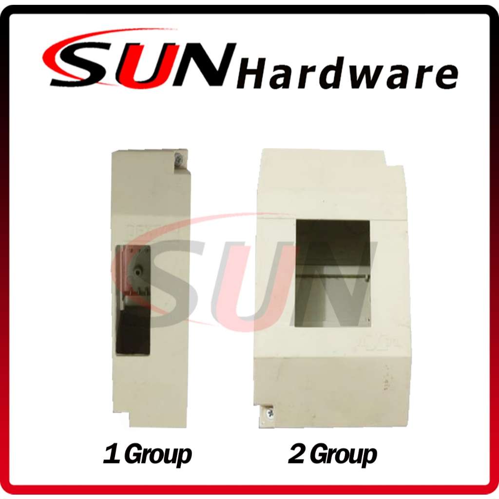 Jual Kotak Box MCB Listrik 1 2 Grup Double Circuit Breaker Group ...