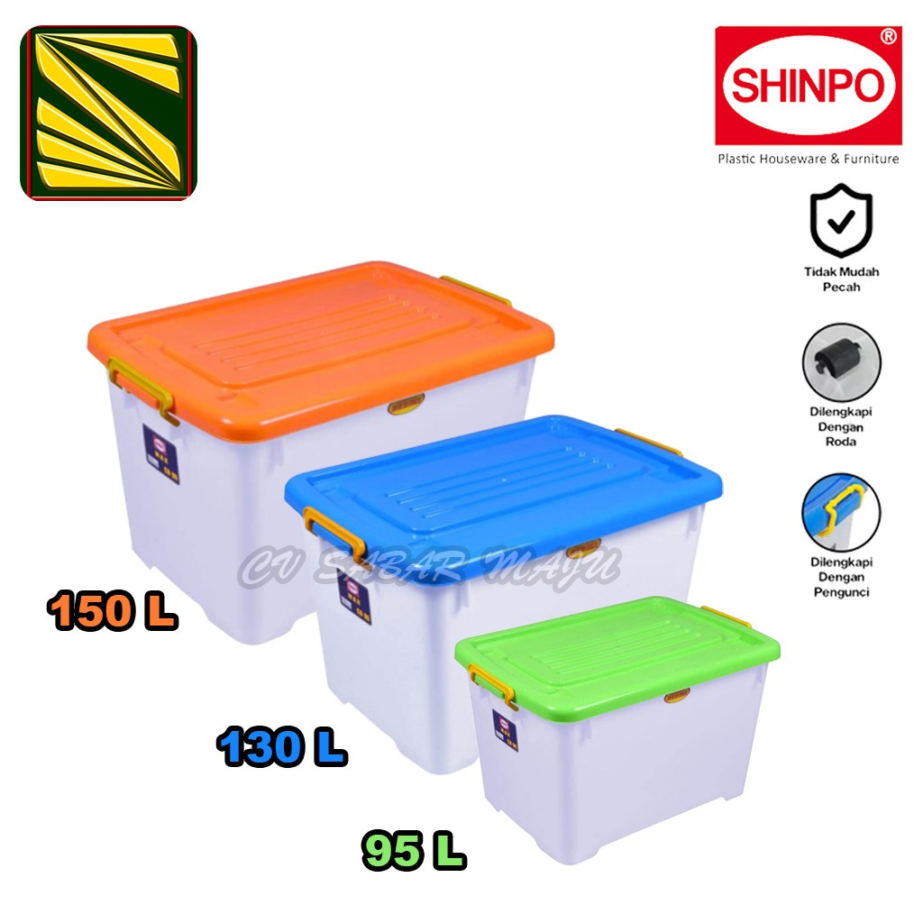 Jual Shinpo Box Container Plastik / Kotak Penyimpanan serbaguna Shinpo ...