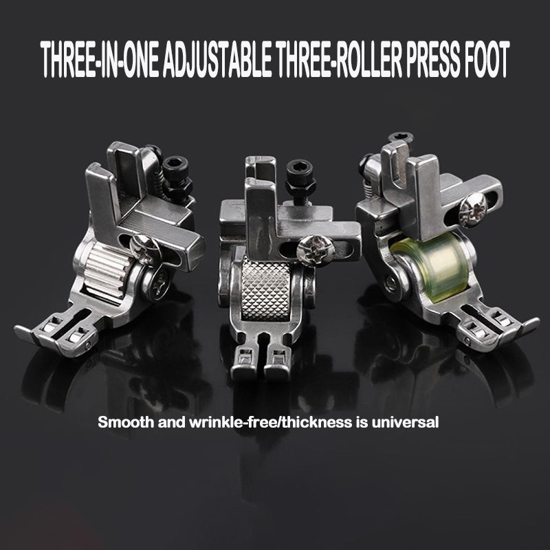 Jual Sepatu Kerut Mesin Jahit Typical 3 In 1 Roller Foot Mesin Jahit Presser Foot Mesin Jahit ...