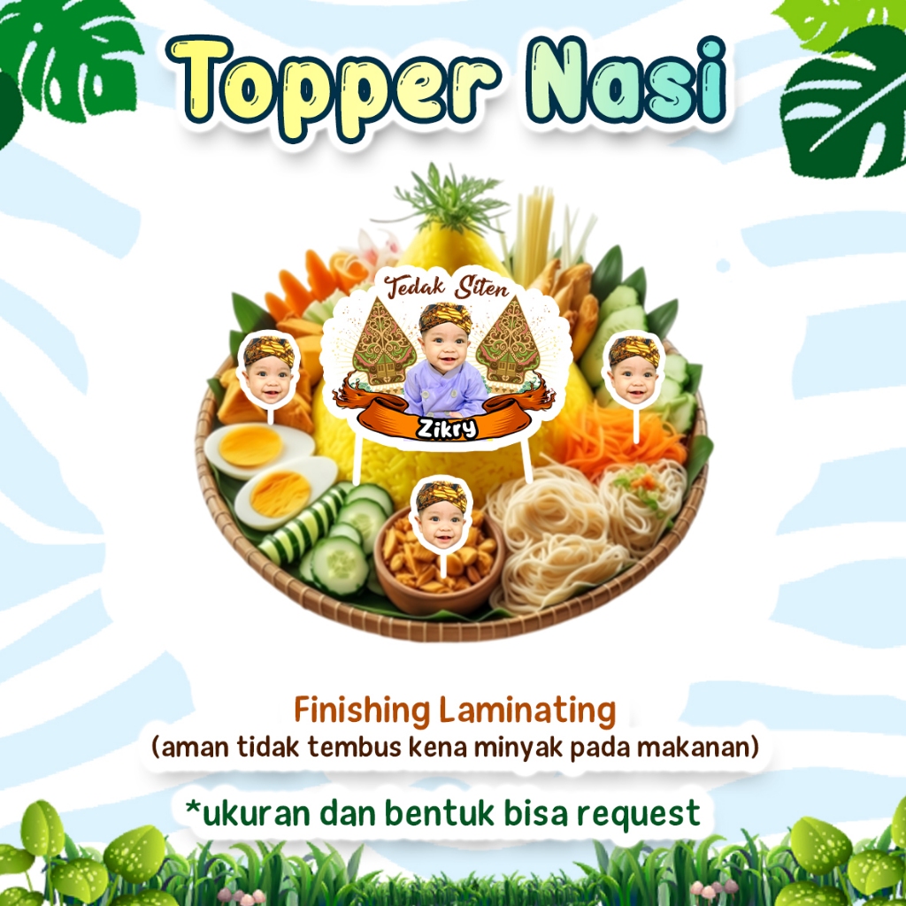 Jual TOPPER NASI KUNING TUMPENG HAMPERS NASI TUMPENG MINI | Shopee ...