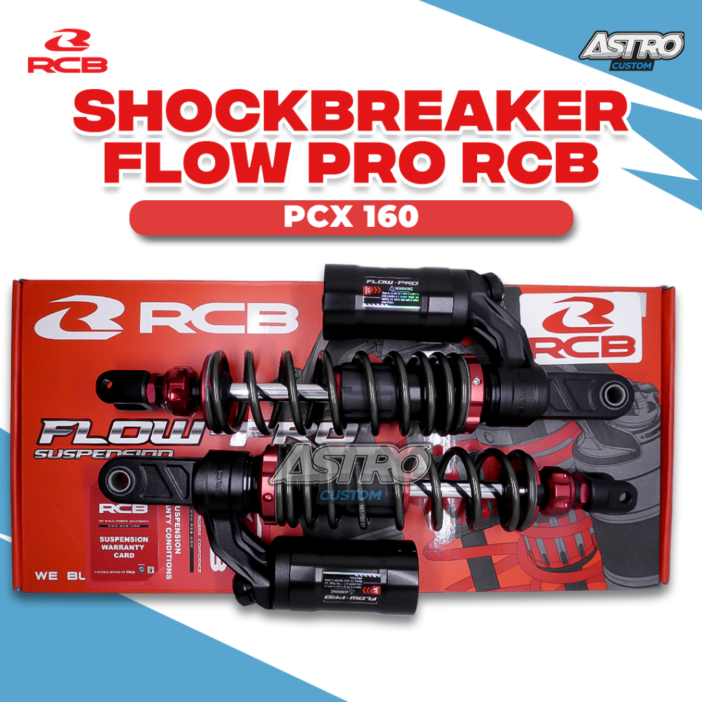 Jual SHOCKBRAKER RCB PCX 160 ABSORDER FLOW PRO SERIES 365mm sokbreker ...