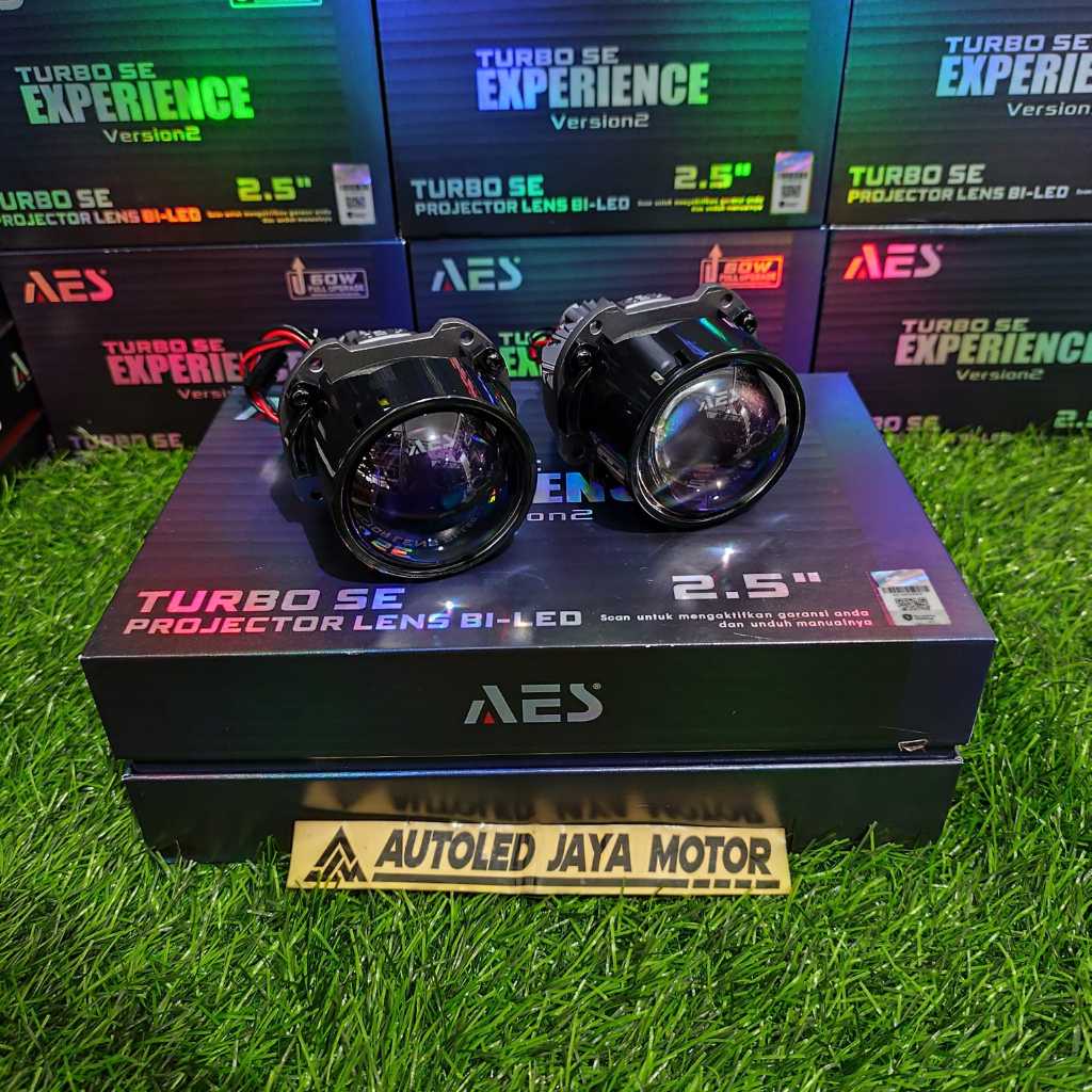 Jual SEPASANG BILED PROJECTOR AES TURBO SE EXSPERIENCE V2 2,5 INCH ...