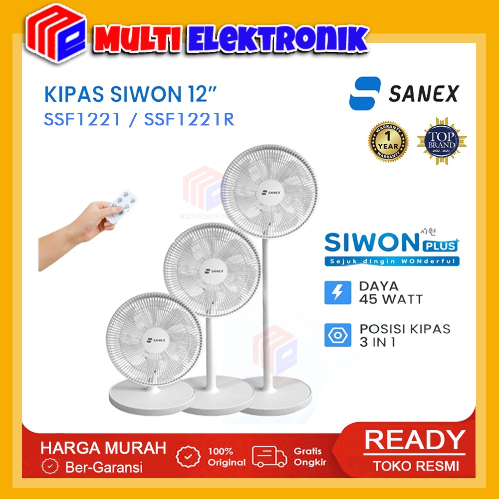 Jual Sanex Kipas Angin 12 Inch SSF-1221 / SSF-1221R / SSF-1231/ SSF ...