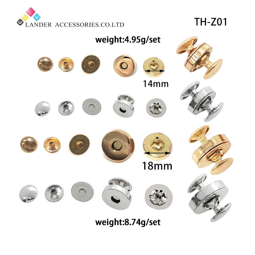 Jual Magnetic Bag Lock Kunci Klip Tas Magnet LANDER / Bag Lock / THZ-01 ...