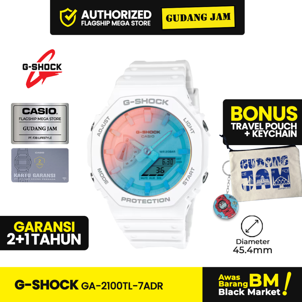 Jual Jam Tangan G-Shock GA-2100TL-7ADR GA-2100TL-7A GA-2100TL GA-2100 GA2100 | Shopee Indonesia