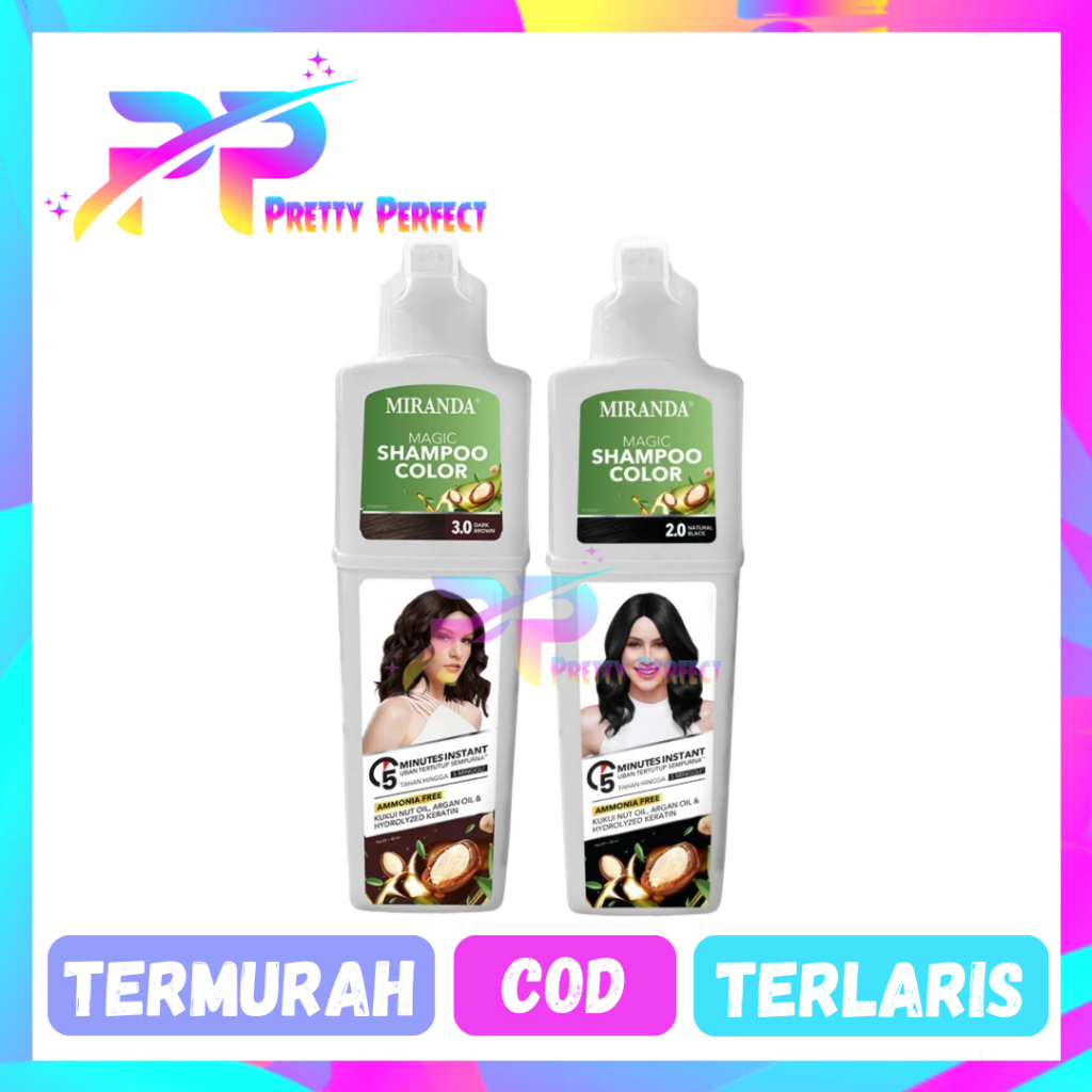 Jual Miranda Magic Shampoo Color Bottle | Shopee Indonesia